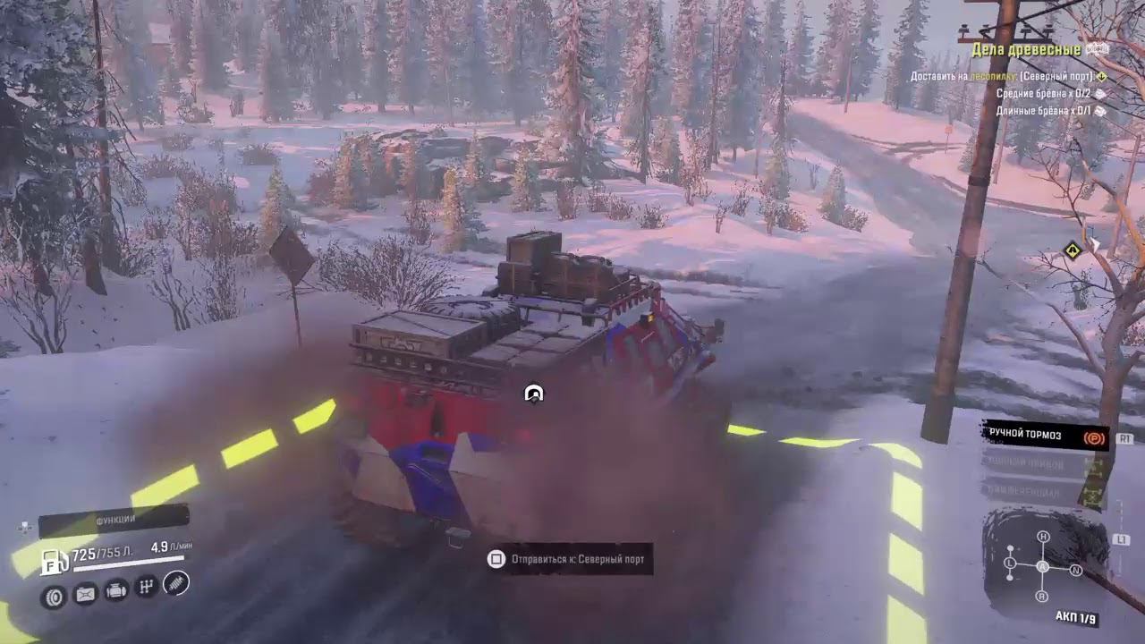 SnowRunner PS4 Аляска задания новичок