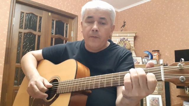 "ЛИСТОПАД" (Одинокий забытый всеми)  Кавер. Гитара. Музыка._гр. Воскресение.