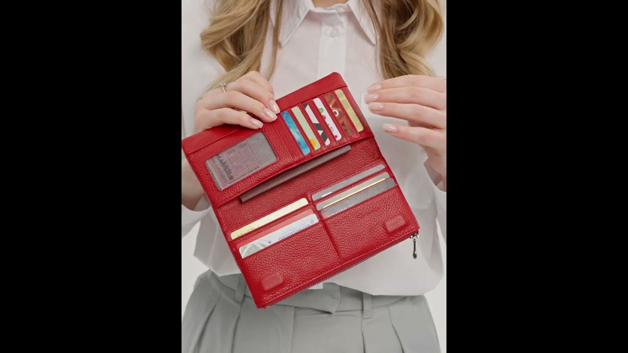 Обзор кошелька с моделью, Премиум подход #ozon #распаковка #видеообзор