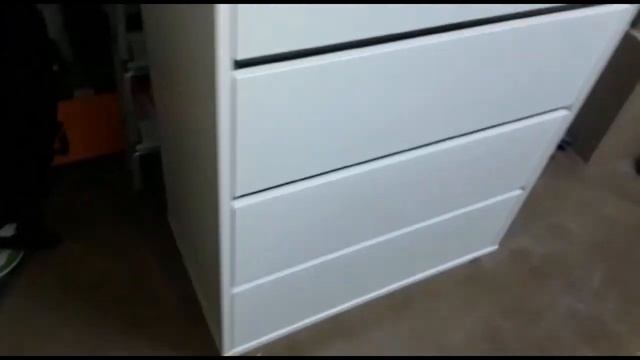 Комод без ручек Белый влагостойкий | 1190 х 700 х 400