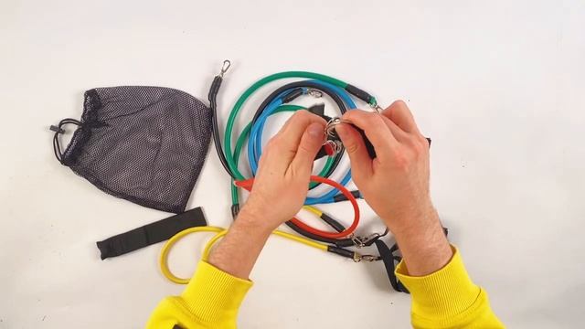 Обзор комплекта эспандеров трубчатых универсальных PROFI-FIT 5 в 1.mp4