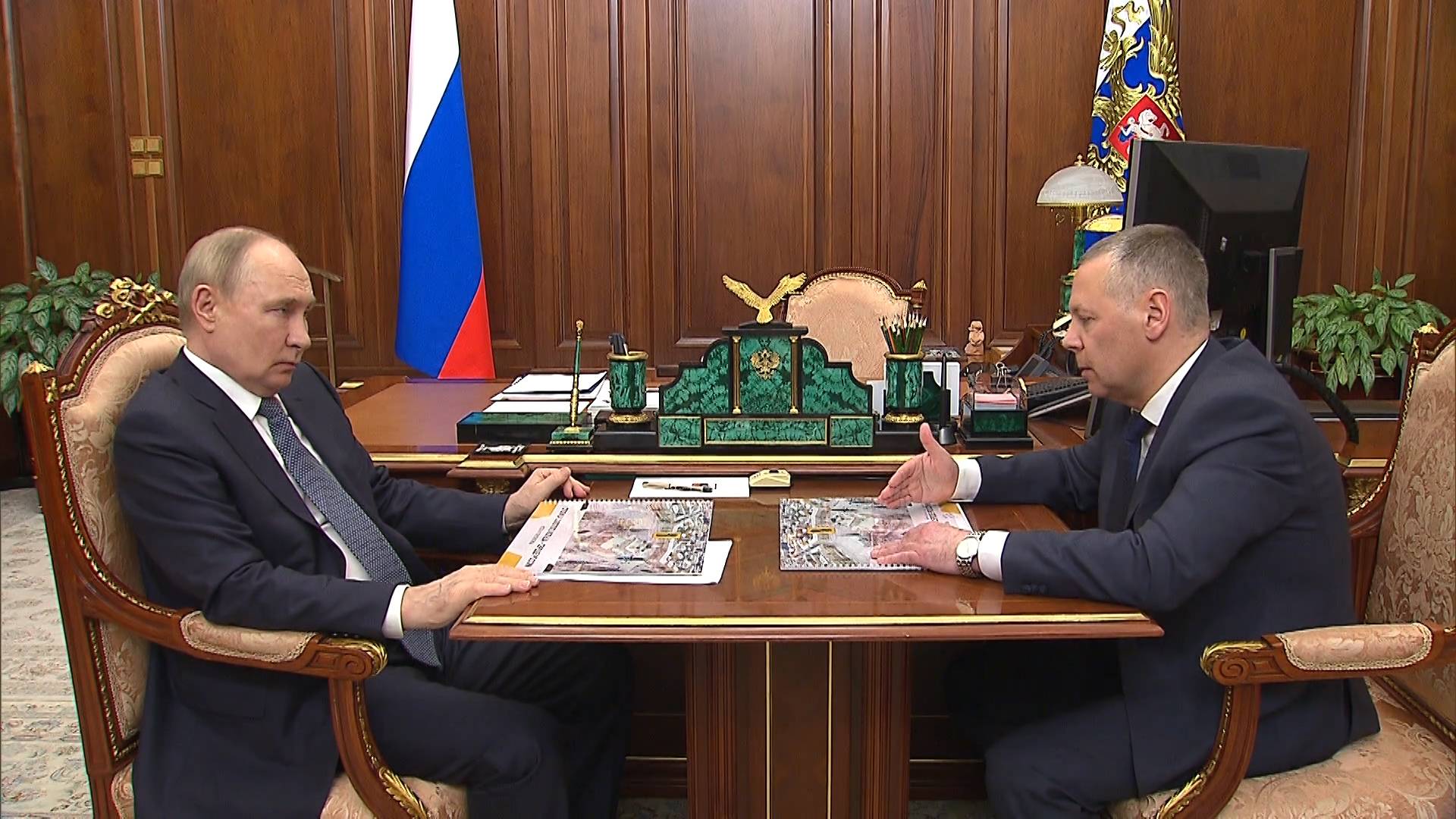 (Рыбинск-40) ВСТРЕЧА ГУБЕРНАТОРА РЕГИОНА С ПРЕЗИДЕНТОМ РФ