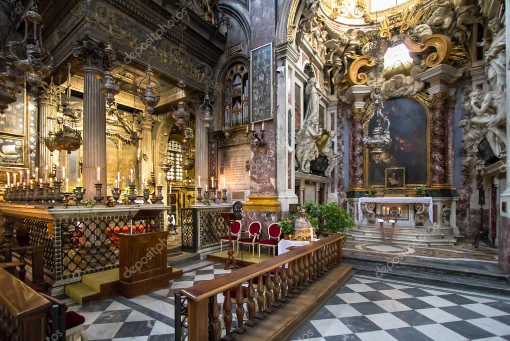 Сокровища Флоренции: Базилика Сантиссима Аннунциата /Святейшего Благовещения, интерьеры поражают