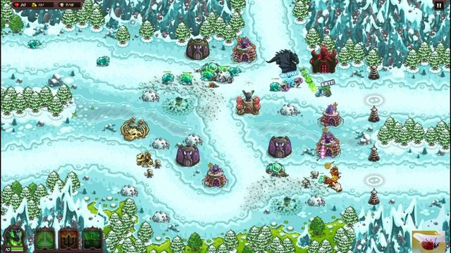 Kingdom Rush Vengeance (Безумец)  → ур.20. Лед Тронулся :)