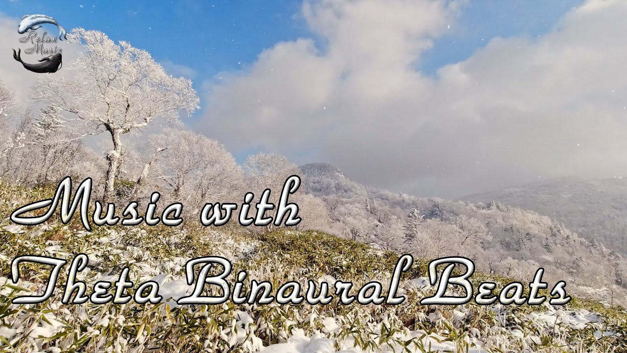 ? Красивая музыка, Тета волны 5 Гц и прекрасный вид на горы ~ Музыка для медитации и снятия стресса