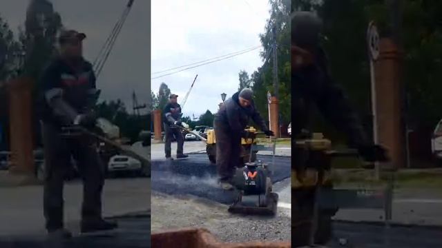 Асфальтирование/Санаторий «Липовка»/Свердловская область_СБ-групп_(лежачий полицейский)