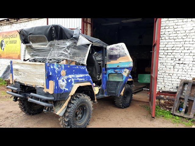 Покраска УАЗ Молотом от RUBBER PAINT, https://vk.com/rubber_paint ,https://vk.com/club56541327