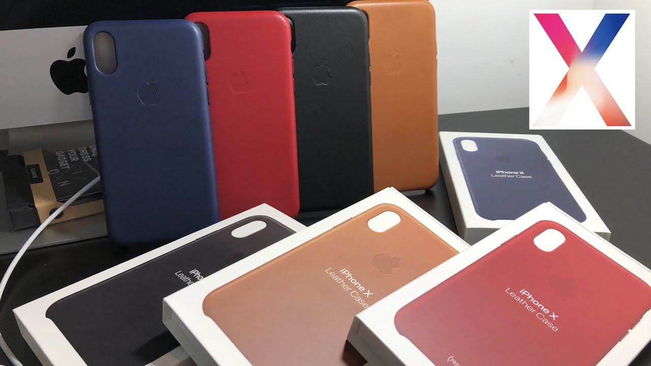 Apple Leather Case для iPhone X - обзор чехла за 5000р