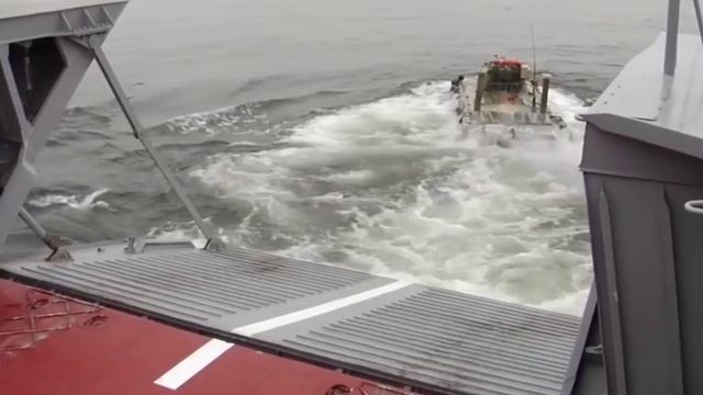 Десантные катера Балтийского Флота выполнили артиллерийские стрельбы и отработали задачи по переброс