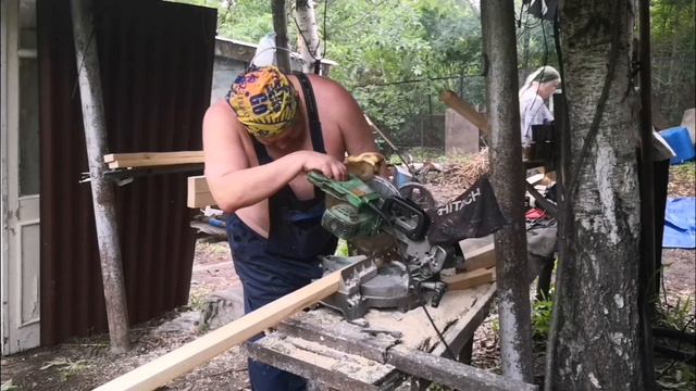 Садовый участок. Часть 12. Зачистка участка. Продолжаем делать туалет.