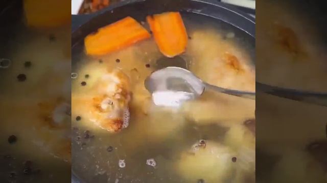 Согревающий куриный супчик