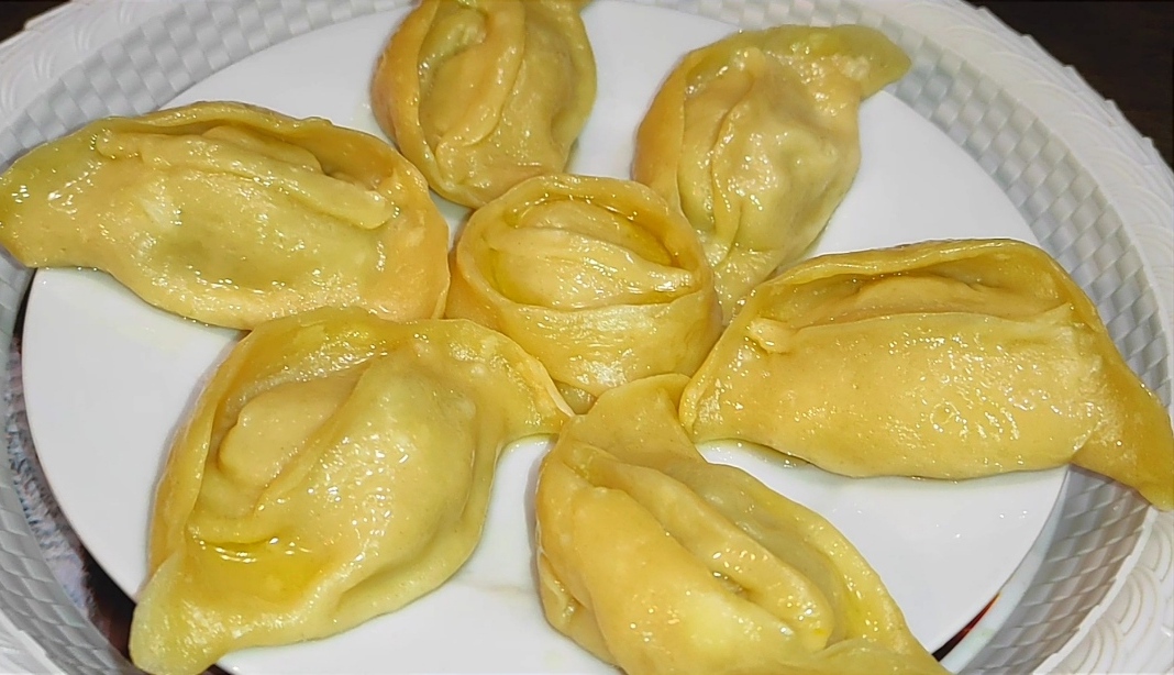 Нежные и очень вкусные МАНТЫ (пельмени) с мясом по-домашнему