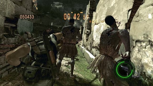 Resident evil 5 Наёмники Древние руины: Крис BSAA ранг СС - 124790 Соло