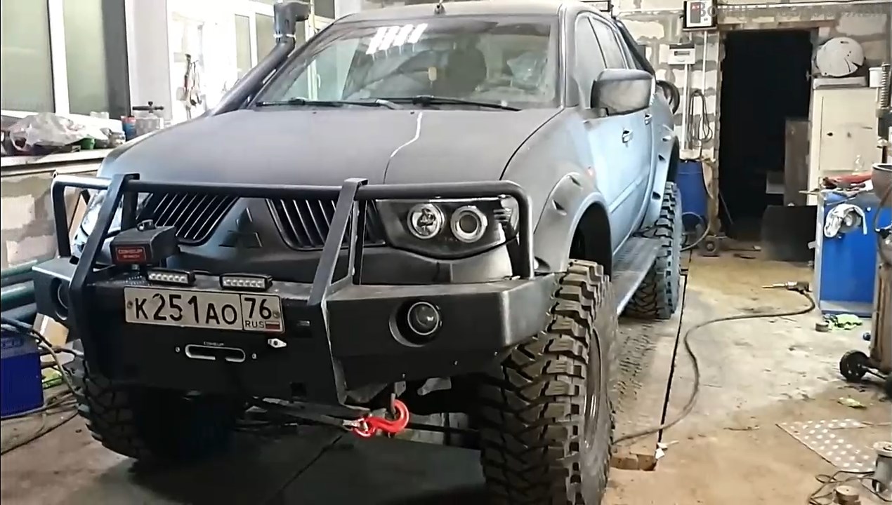 Подготавливаем Mitsubishi l200 на 37х колёсах для оффроад