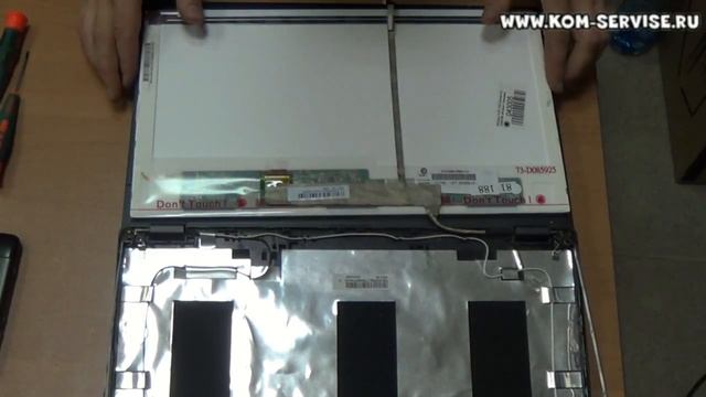 Замена матрицы в ноутбуке eMachines  E728. Инструкция.
