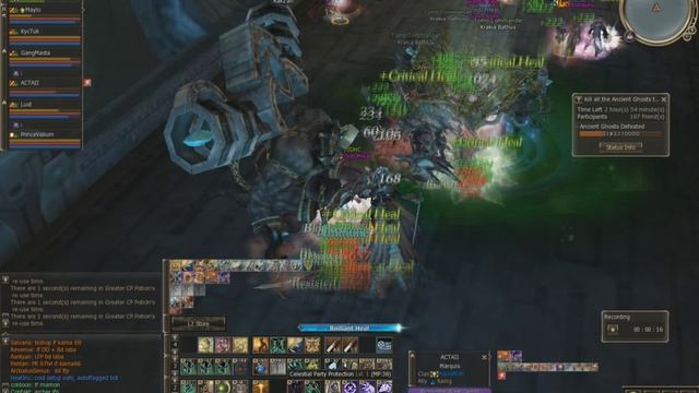 Lineage 2 - LordOfHeal - server Naia - Harnak underground PVP 19.01.2012