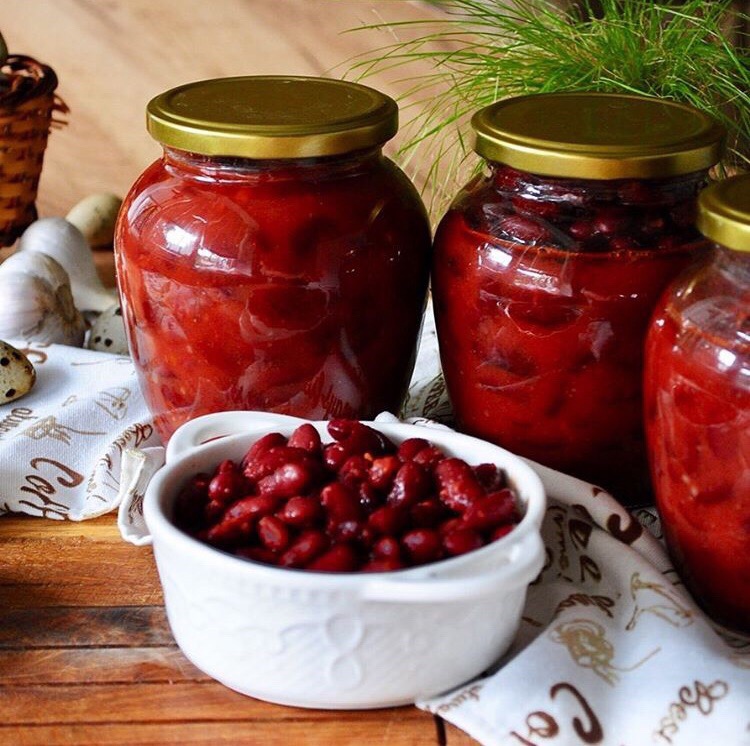 Вкусная Фасоль в томатном соусе на Зиму! Простой и Быстрый рецепт приготовления!