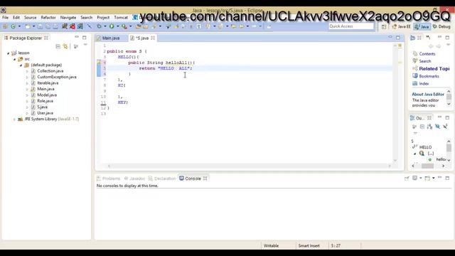 Java для начинающих - 009 - Java для начинающих- Собственные методы в enum, Урок 63!