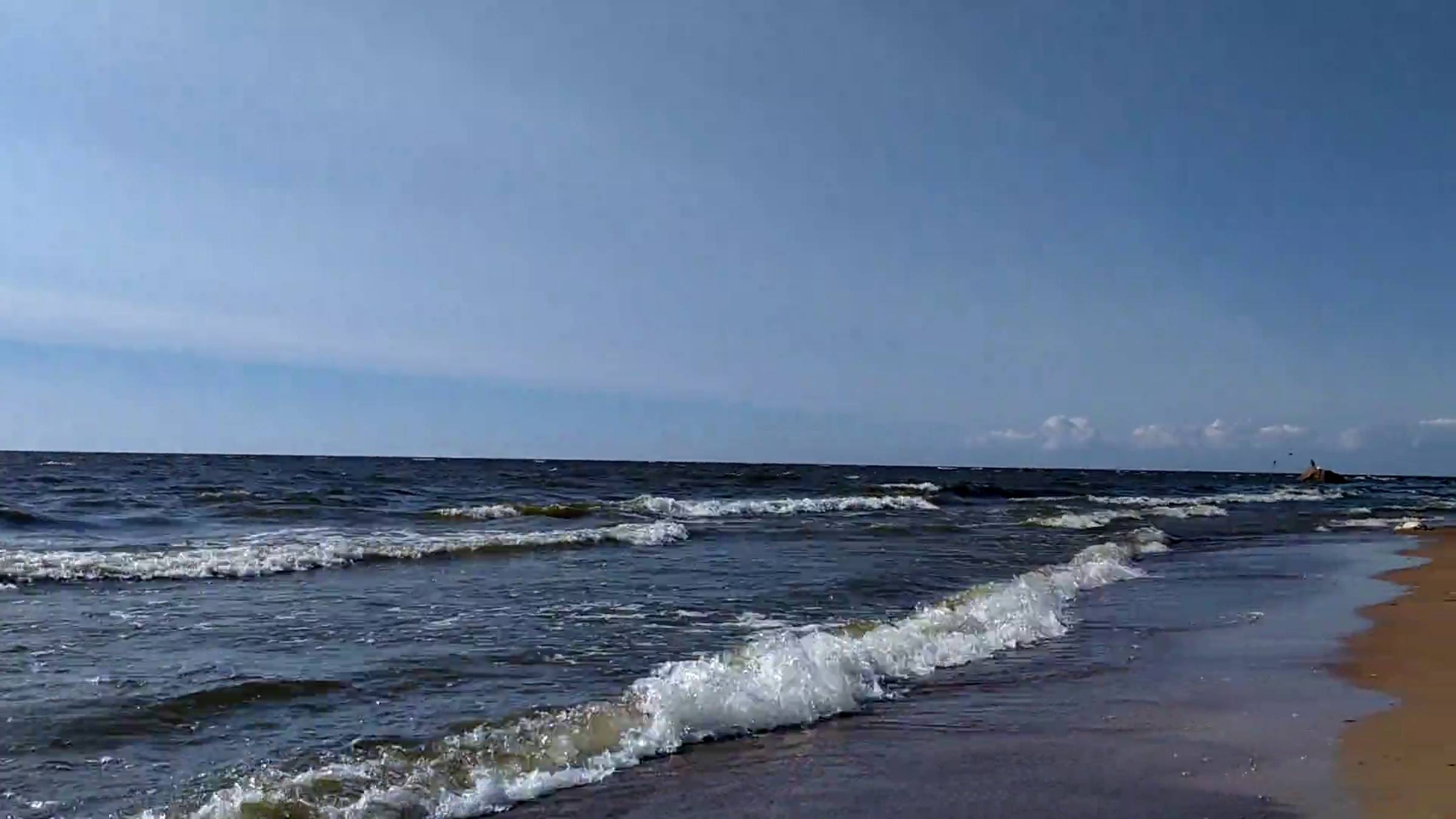 Волны на Финском заливе