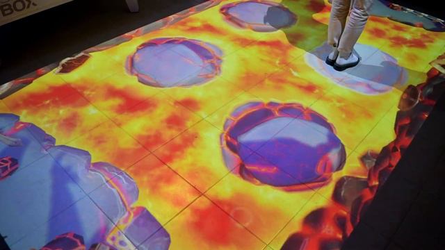 Режим «Огненная пещера» — интерактивный пол Floorium