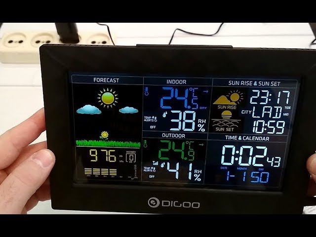 Метеостанция Digoo DG-TH8988 , обзор, рекомендации.
