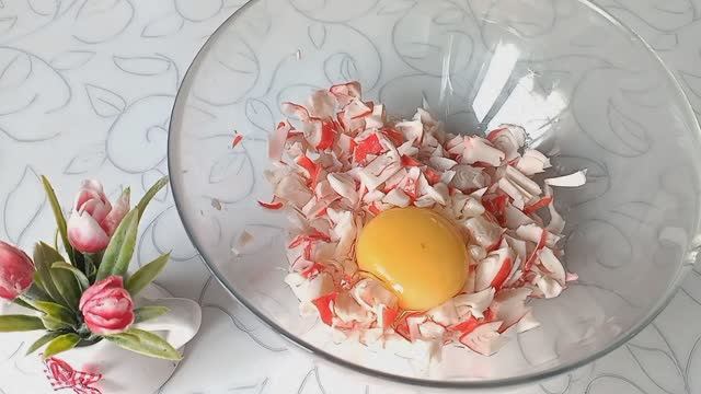 Быстро к чаю на перекус, обалденный рецепт. Оладьи из крабовых палочек, быстро, вкусно и бюджетно