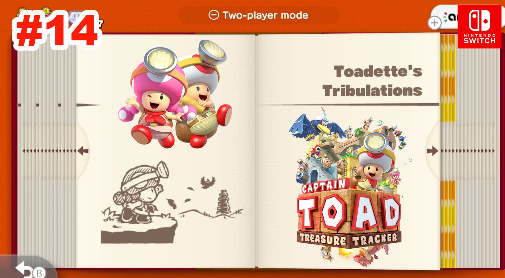 Captain Toad Treasure Tracker #14 Эпизод №3. Toadette's Tribulations