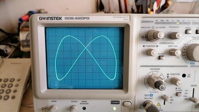 Фигуры Лиссажу на осцилографе - ~