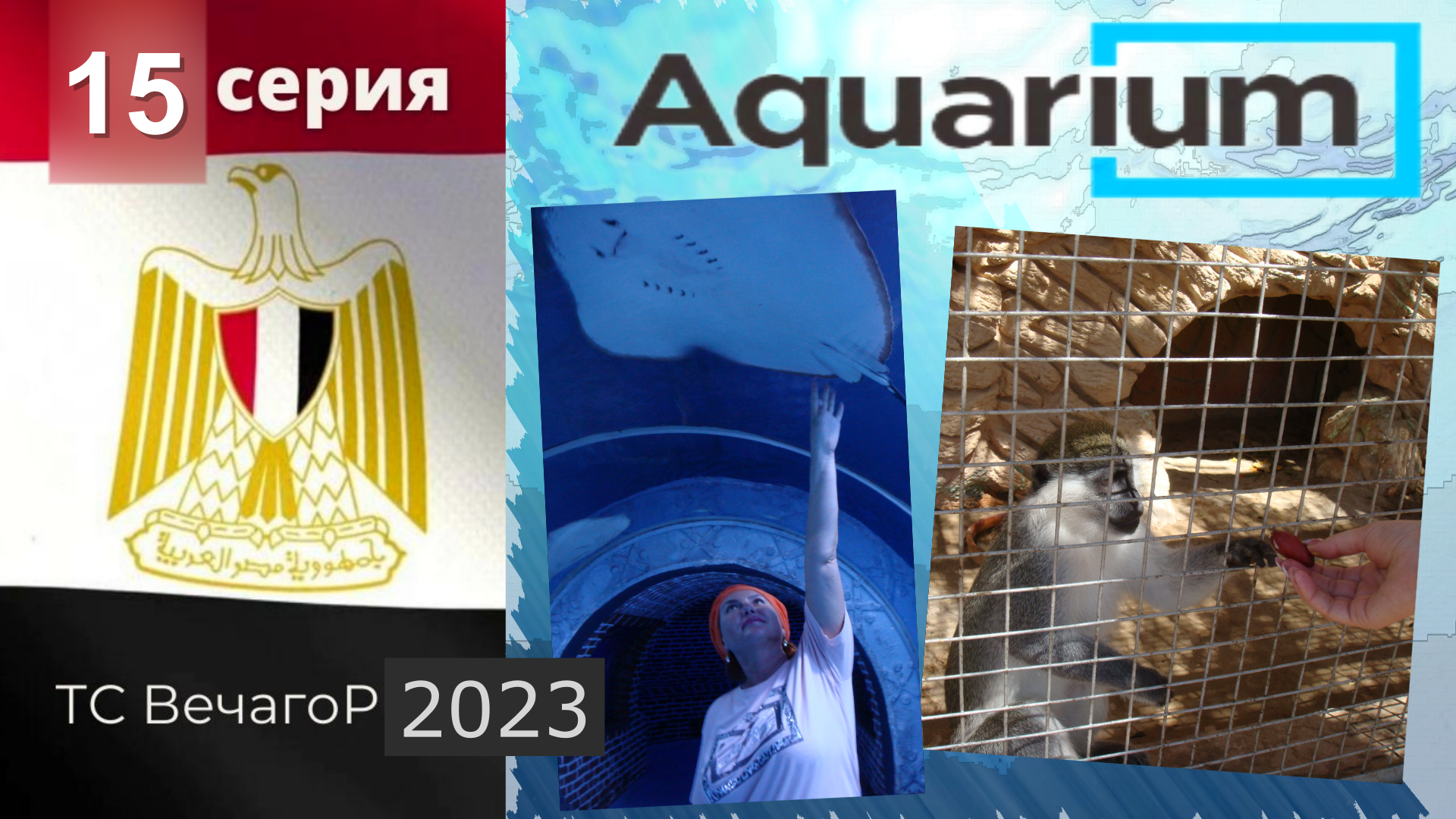 Гранд Аквариум (Grand Aquarium) в Хургаде: Часть 3 _ Подводные тоннели и мартышки с финиками.