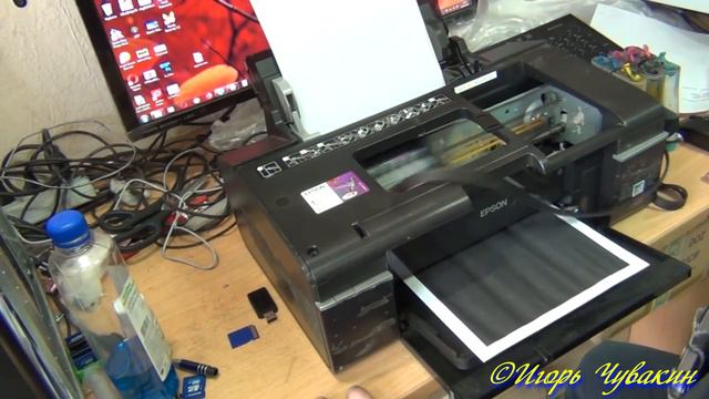 004 Принтер не печатает несколько дюз. Восстанавливаем