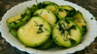 Вкусные Хрустящие кабачки! Маринованные кабачки - отличная закуска!