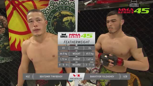 Горилла ММА Серия-45 | Бектемир Тыныбеков (Кыргызстан) - Бахтиер Юлдашев (Узбекистан) | Хайлайт