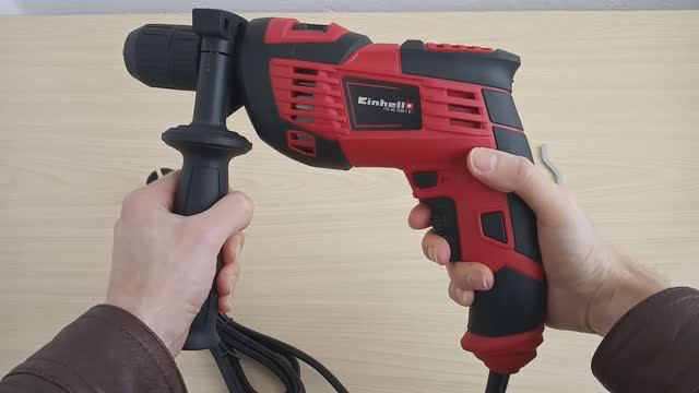 Распаковка и внешний вид электродрели Einhell TC-ID 720/1 E