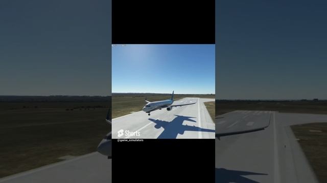 Boeing 737-800 (Анапа. Витязево) #shorts