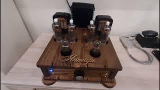 Ламповый двух тактный усилитель нч на 6н9с + 6п36с