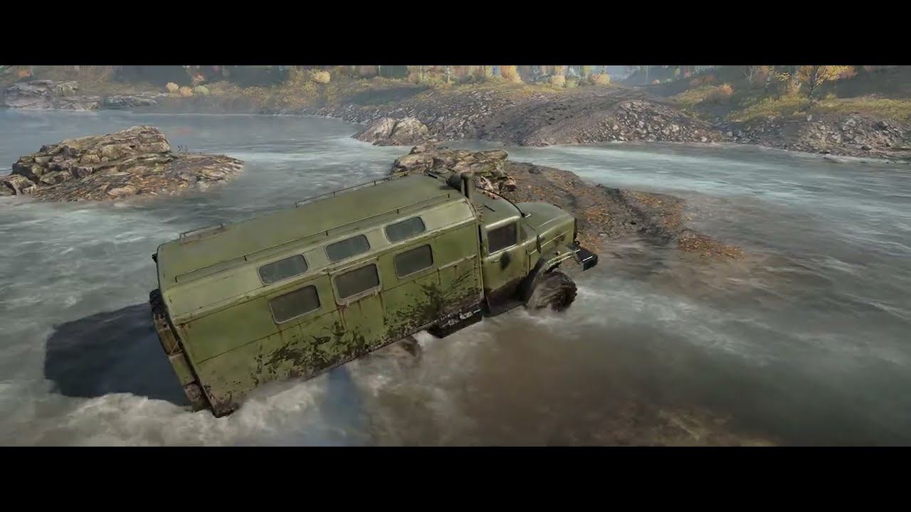 Test 4 SnowRunner Live Streaming 15.01.2023 Thrustmaster T300 RS GTE ZSHIFTER PRO 2580x1080