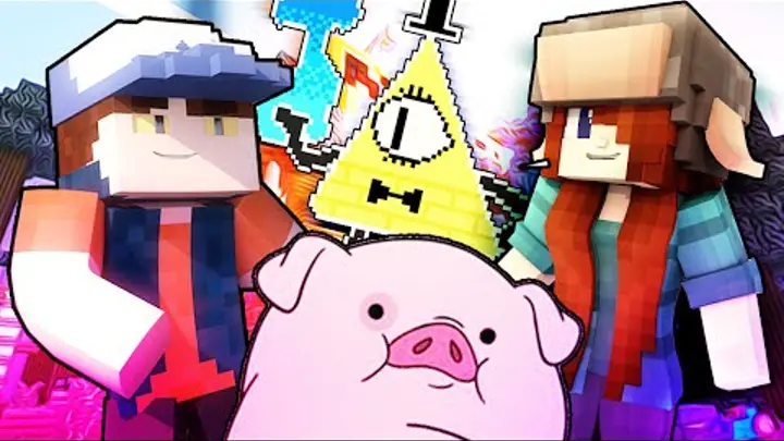 гравити фолз в майнкрафте гидеон влюбился в мэйбл часть 1