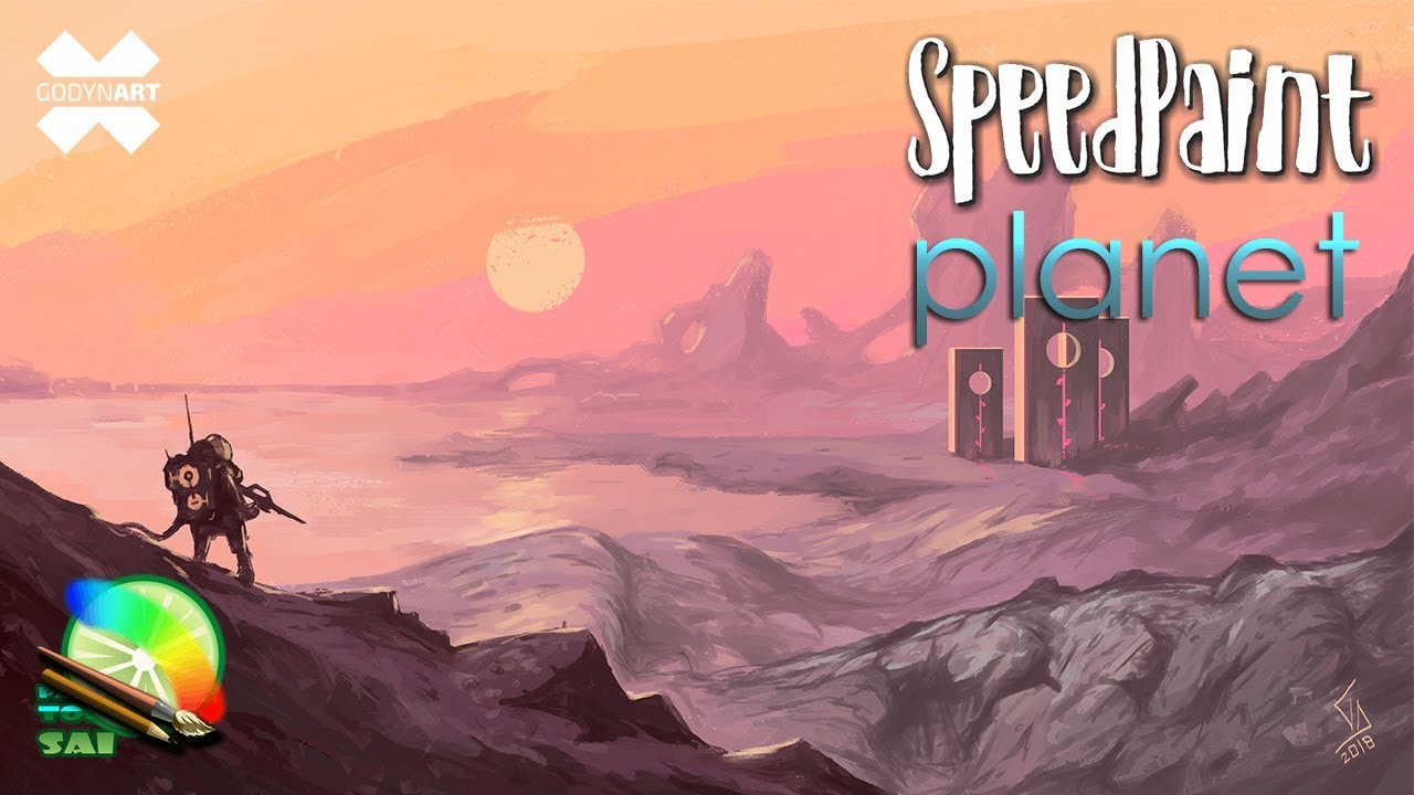 Как нарисовать Марс