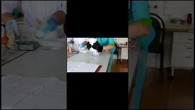 Замораживание семя быка в виде гранул.