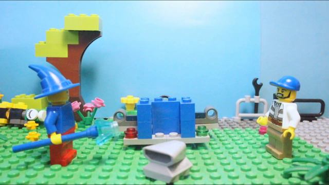 LEGO Мультик "Добрый волшебник" - Stop motion