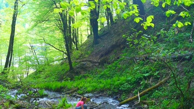 Наталья на водопаде