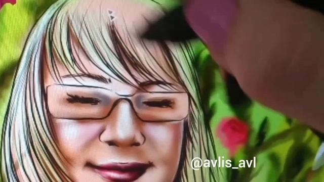 Рисую портрет по фото