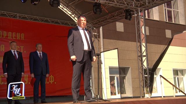 Парад Победы в Луге. 9 мая 2024 года.