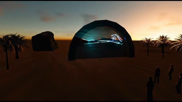 Визуализация лазерной анимации -ОМАN