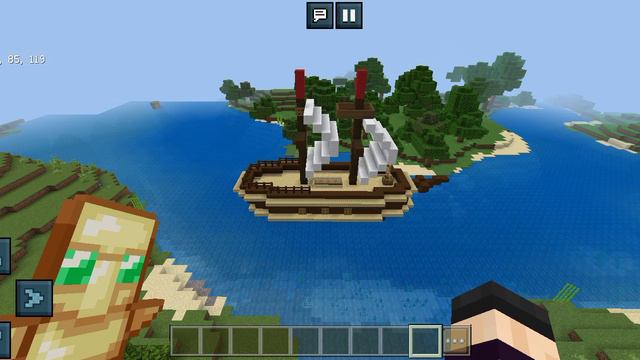 построил улучшенную деревню компота в Minecraft часть 3