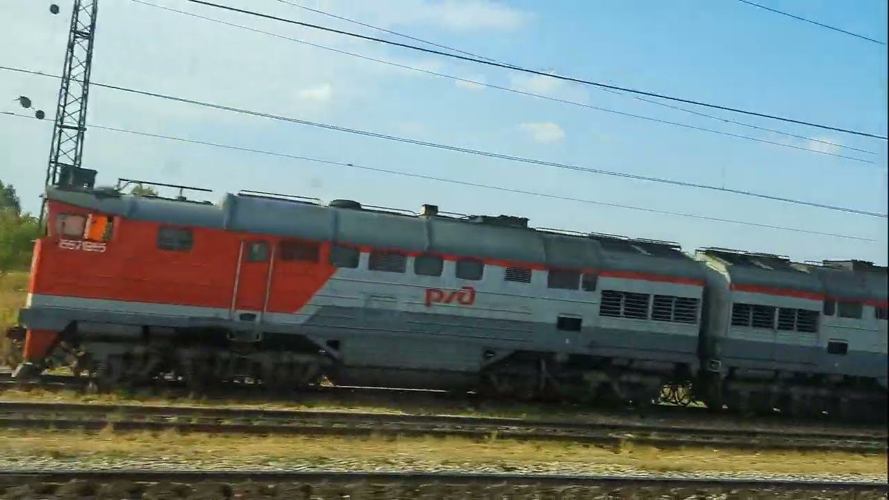 Из окна поезда Москва Чита проездом по Транссибу