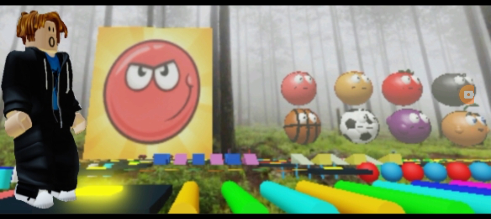 Обучалки-приключалки. Красный Шарик обби. Roblox.