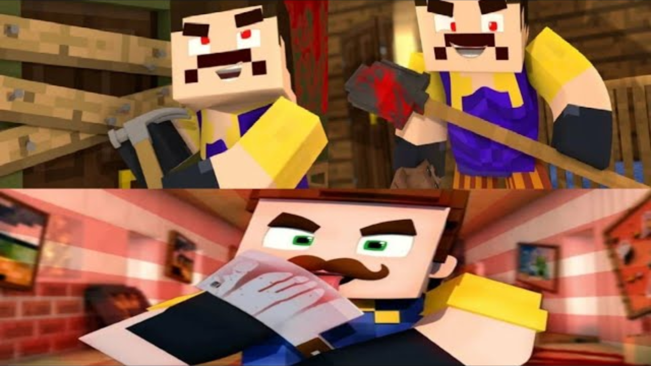 ВСЕ МОИ ВИДЕО ПО ПРИВЕТ СОСЕДУ В МАЙНКРАФТ