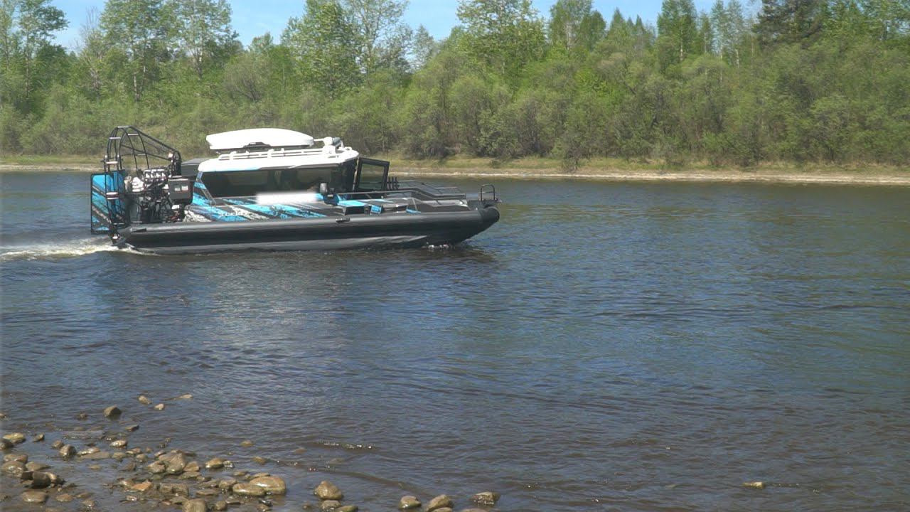 Увеличили производительность аэролодки за счет поддува