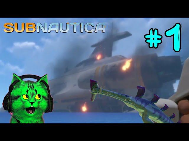 попал на водную планету! сабнатика ⏪ subnautica ⏪ на этой планете очень много воды! часть 1.